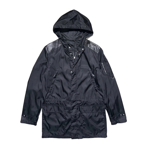 Prada | Jackets & Coats | Nylonleather Utility Parka | Poshmark